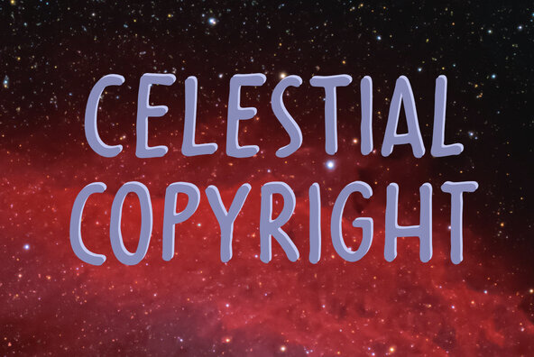 Celestial Copyright Font - YouWorkForThem
