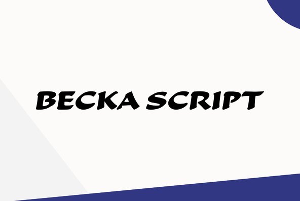 Becka Script Font - YouWorkForThem