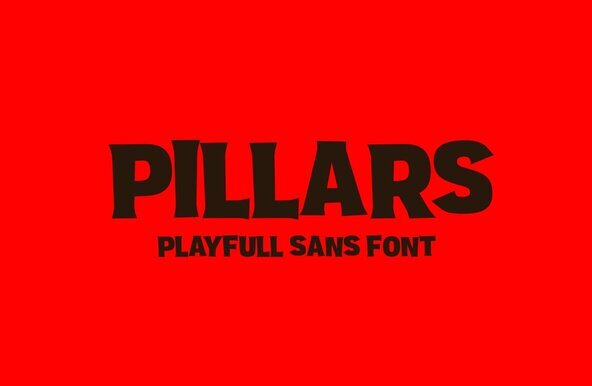 Pillars Font - YouWorkForThem