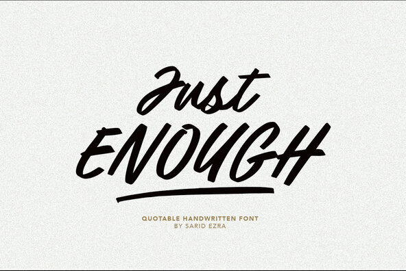 Just Enough Font - YouWorkForThem