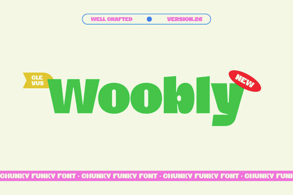 Woobly Font - YouWorkForThem