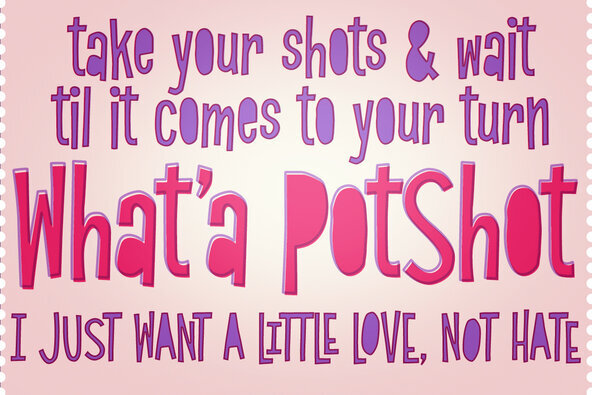 PotShot Font - YouWorkForThem