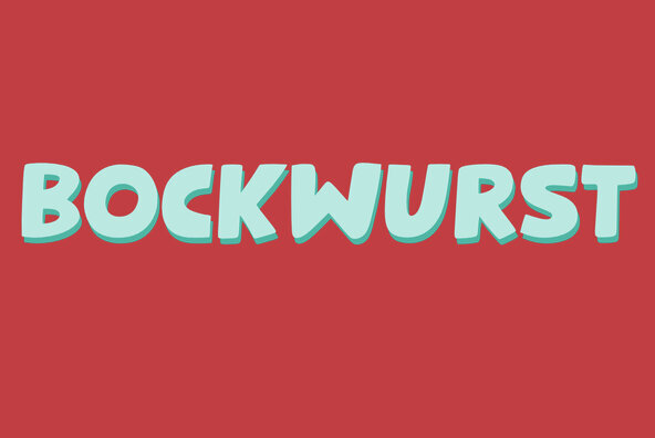 Bockwurst Dash Regular Font OpenType - YouWorkForThem