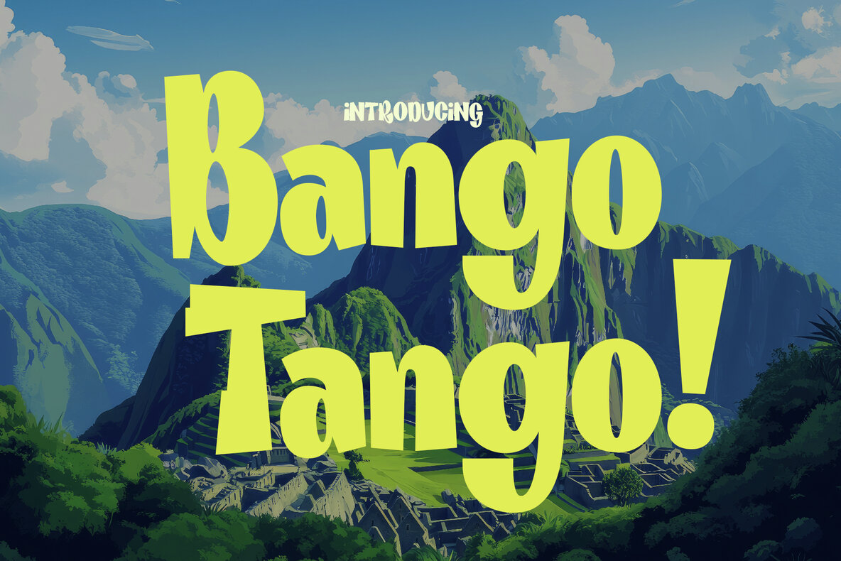 Bango Tango Font - FontPath