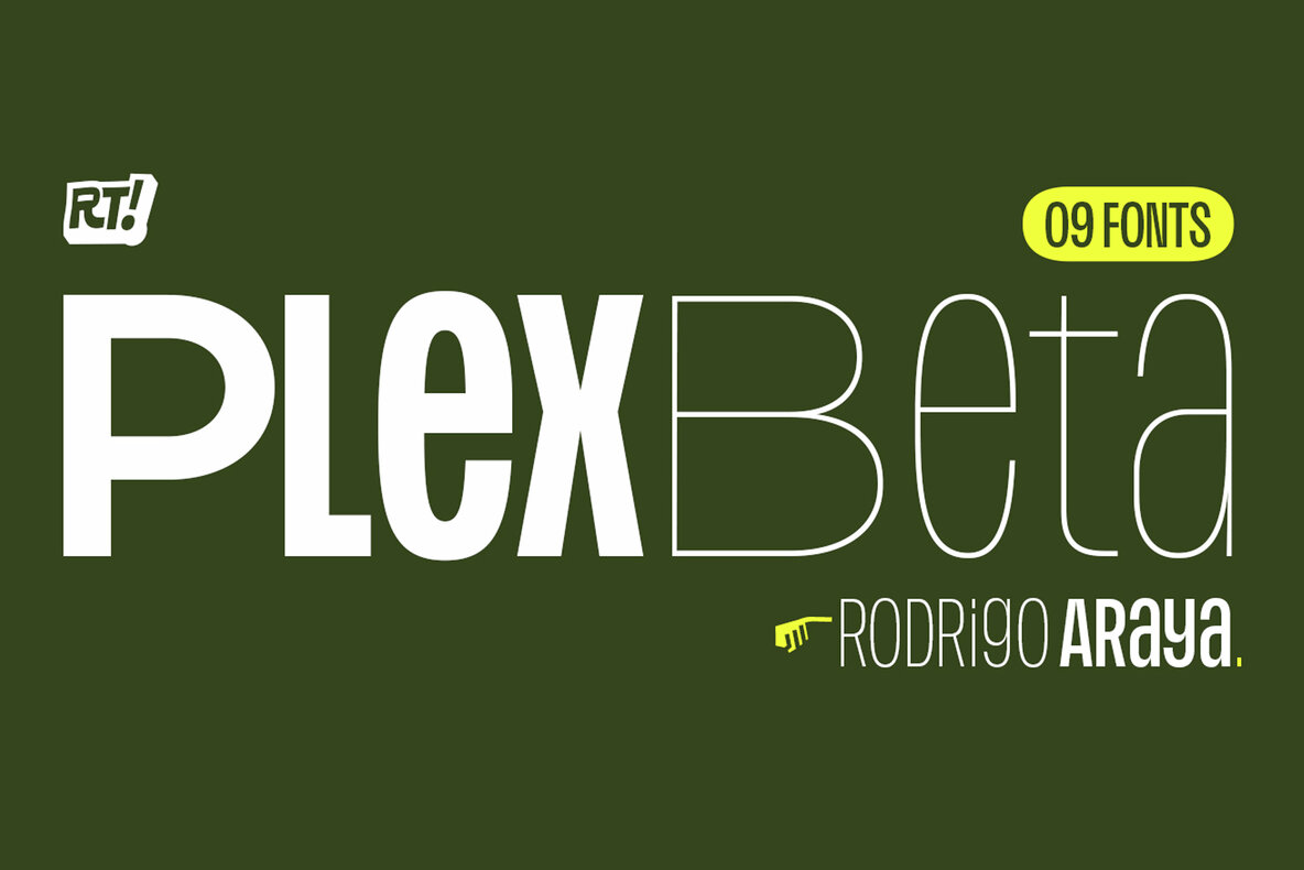 Plex Beta Font - FontPath