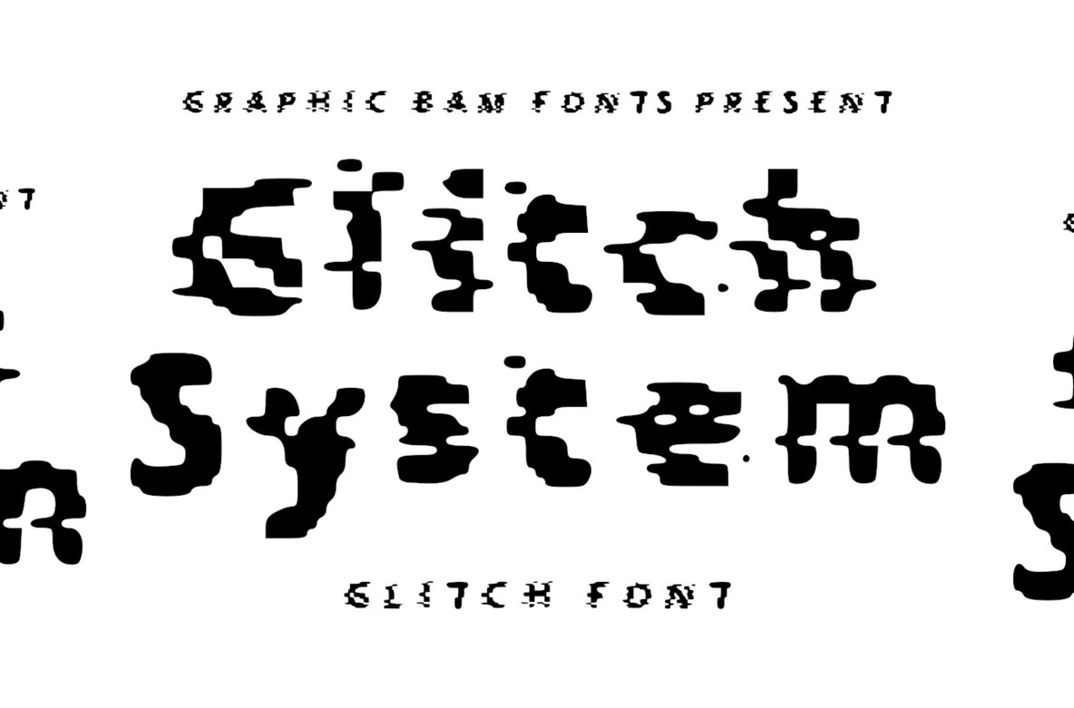 Glitch System Font - FontPath