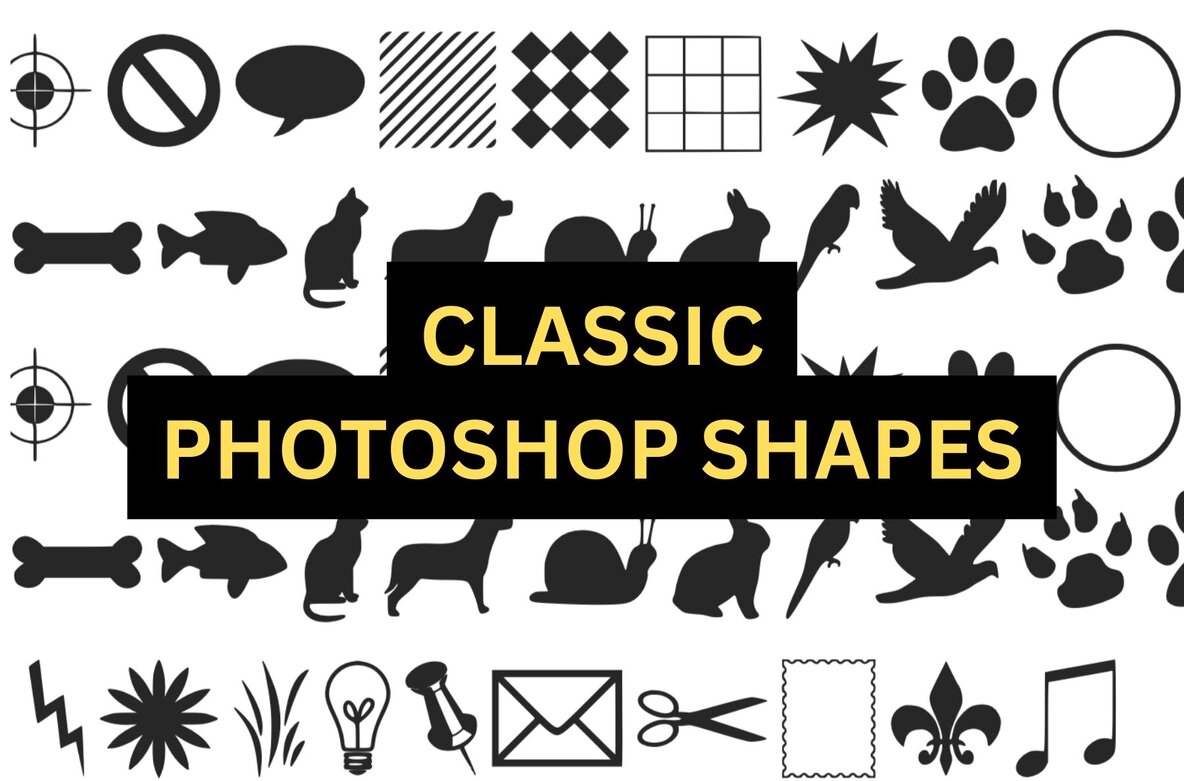 Classic Photoshop Shapes Font - FontPath