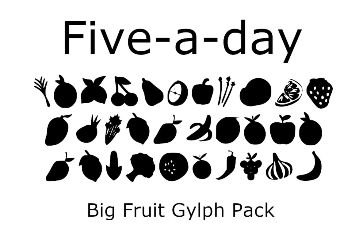 5-a-day Font - FontPath