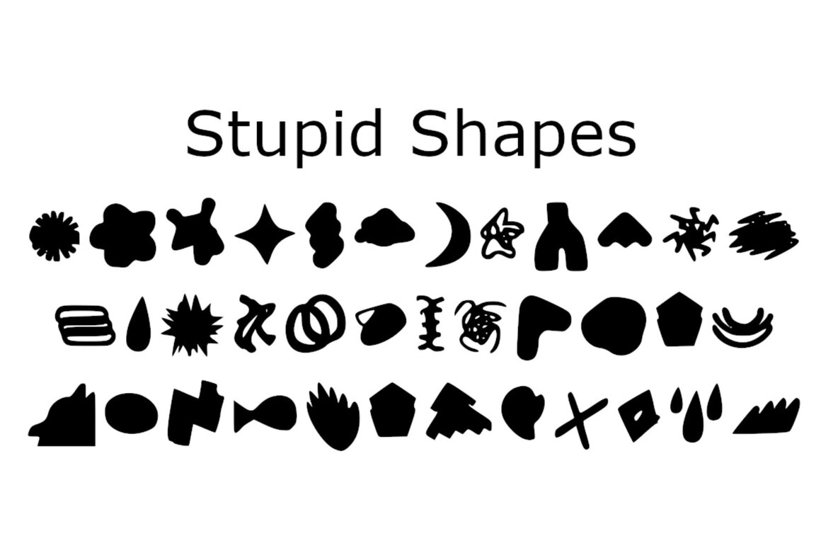Stupid Shapes Font - FontPath