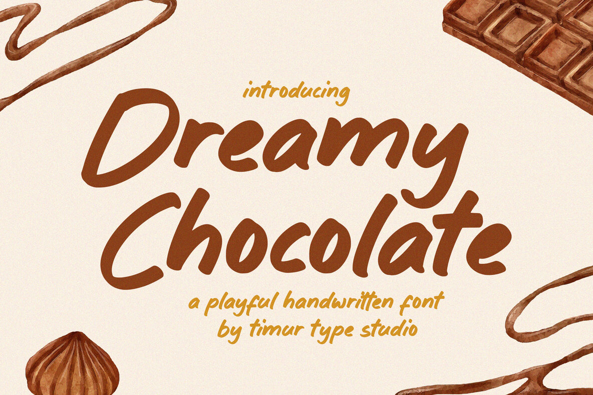 Dreamy Chocolate Font - FontPath