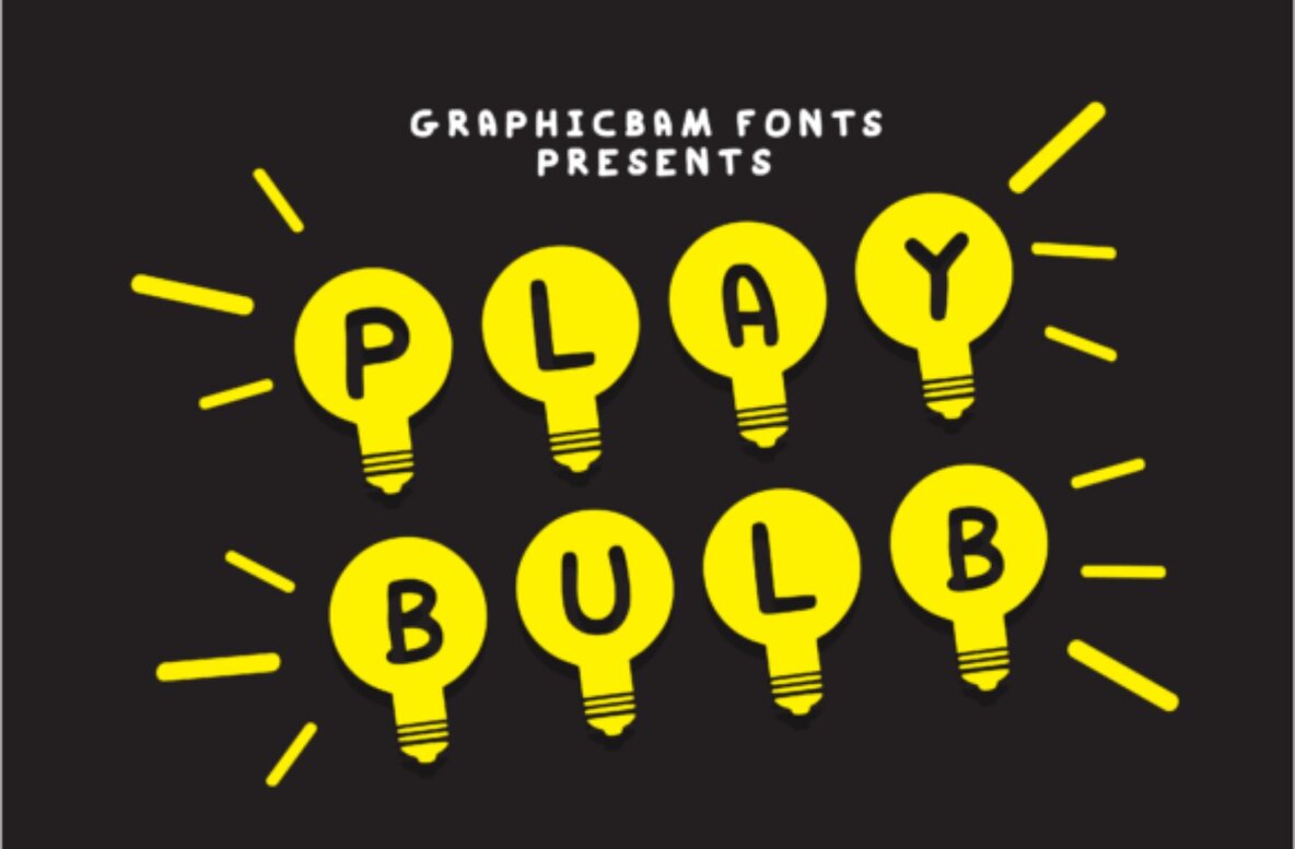 Play Bulb Font - FontPath