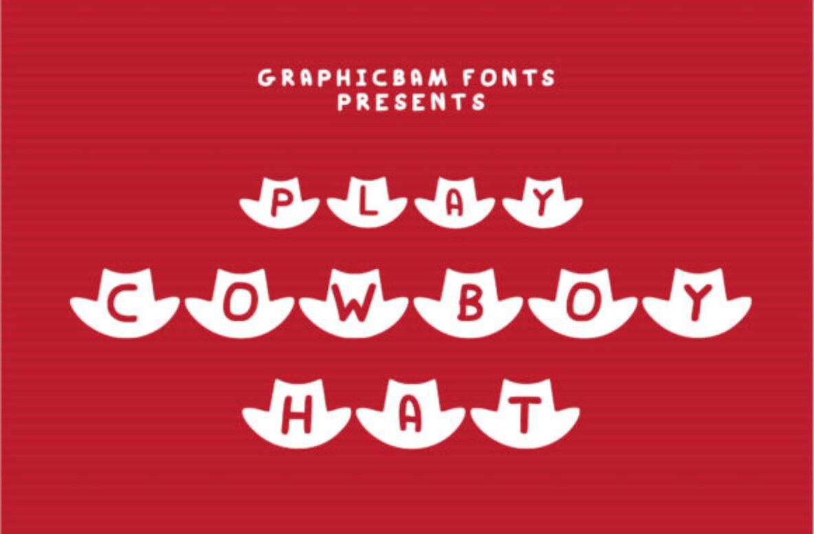 Play CowBoy Hat Font - FontPath