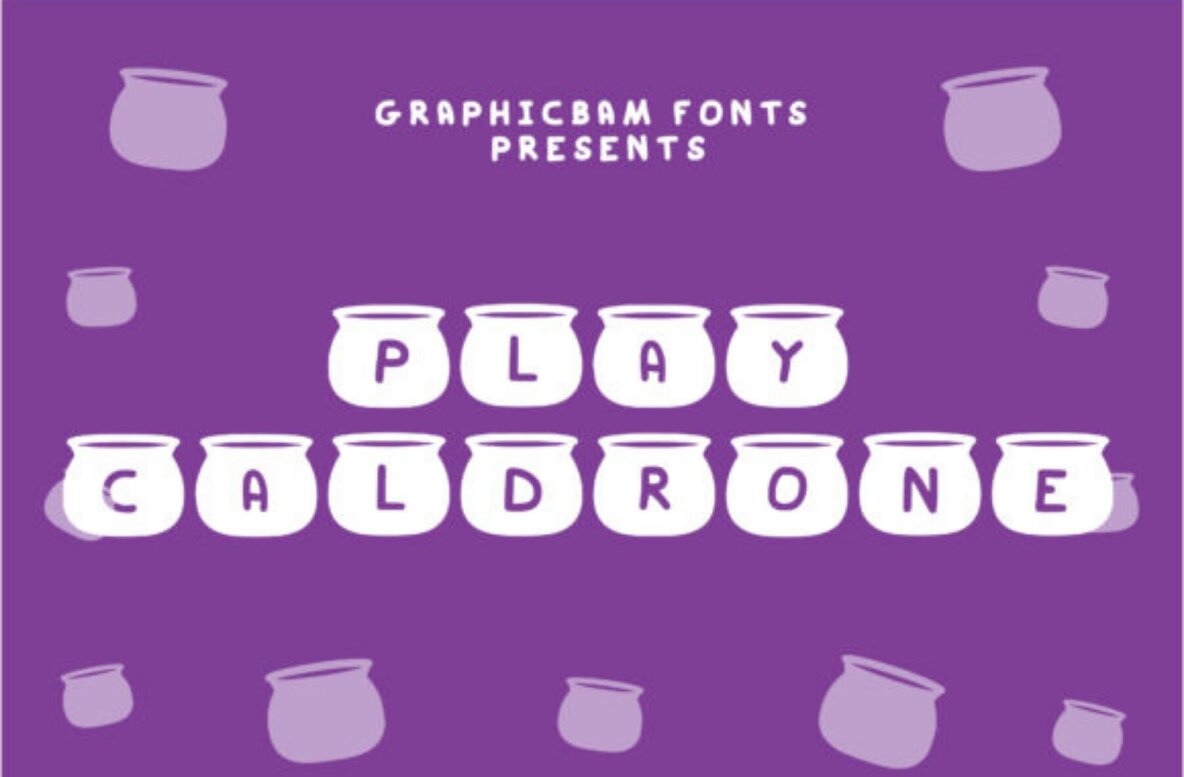 Play Caldrone Font - FontPath