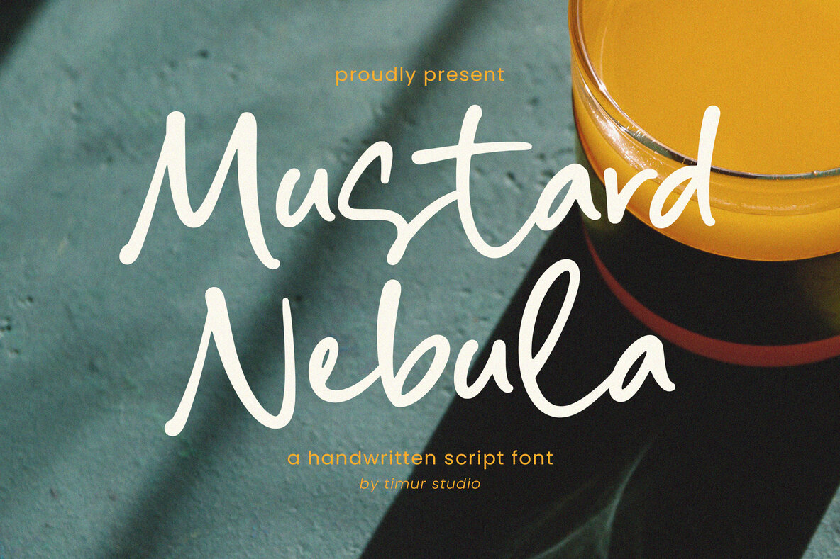 Mustard Nebula Font - FontPath