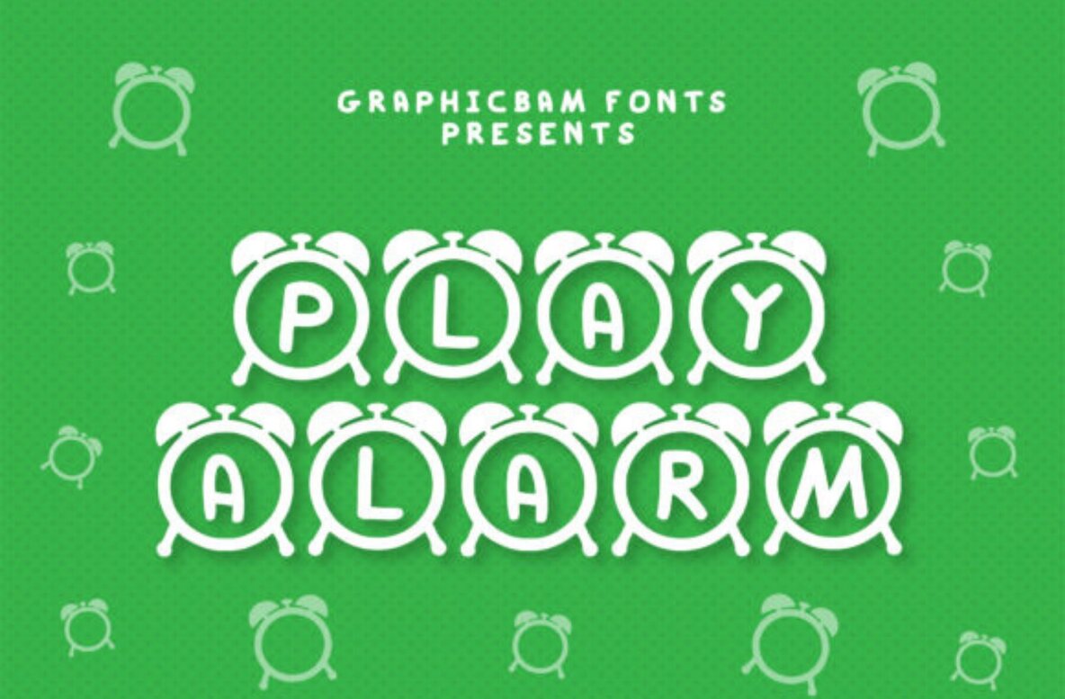 Play Alarm Font - FontPath