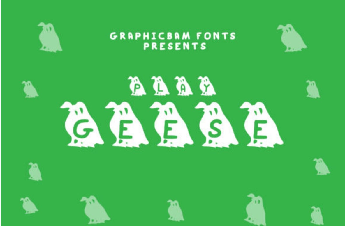 Play Geese Font - FontPath