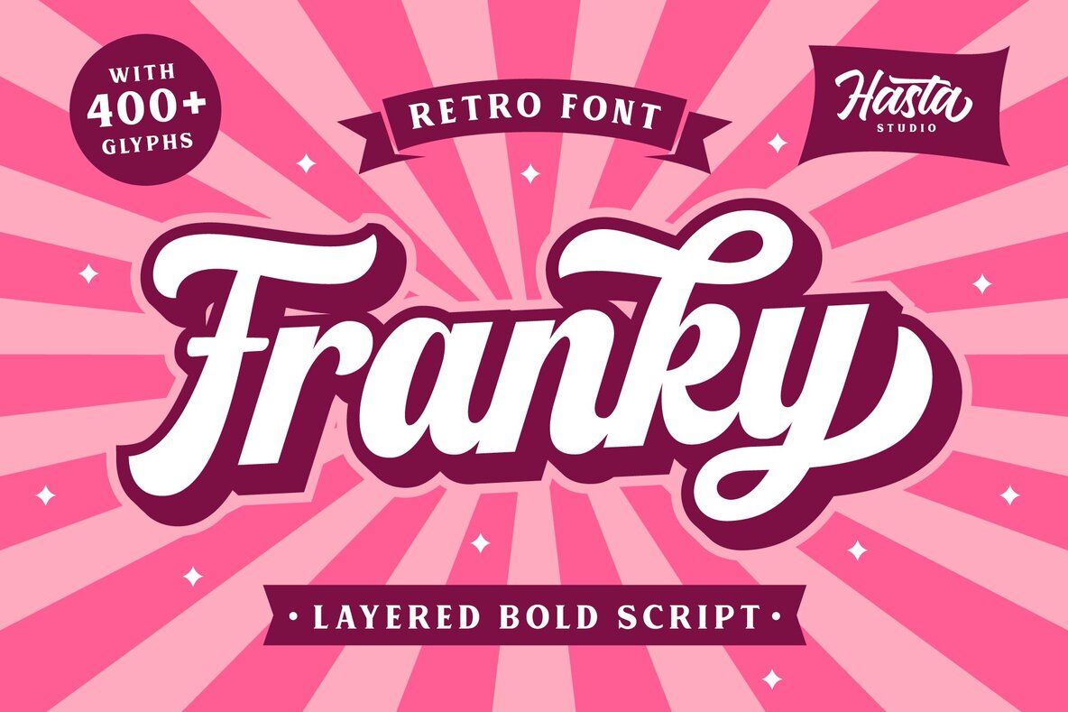 Franky Retro Font - FontPath