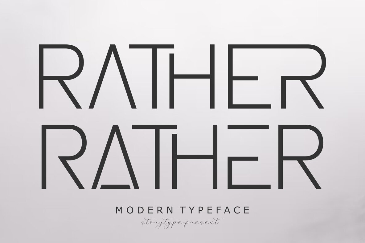 RATHER Font - FontPath