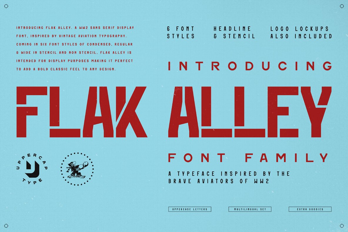 Flak Alley Font - FontPath