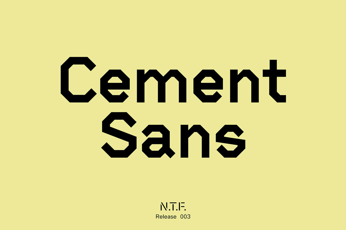 Cement Sans Font - FontPath