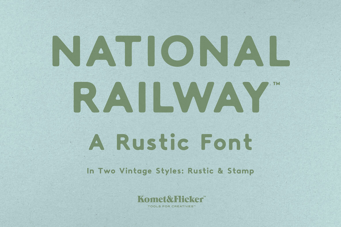 National Railway Font - FontPath