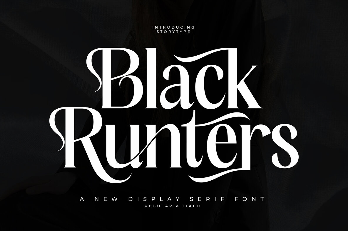 Black Runters Font - FontPath