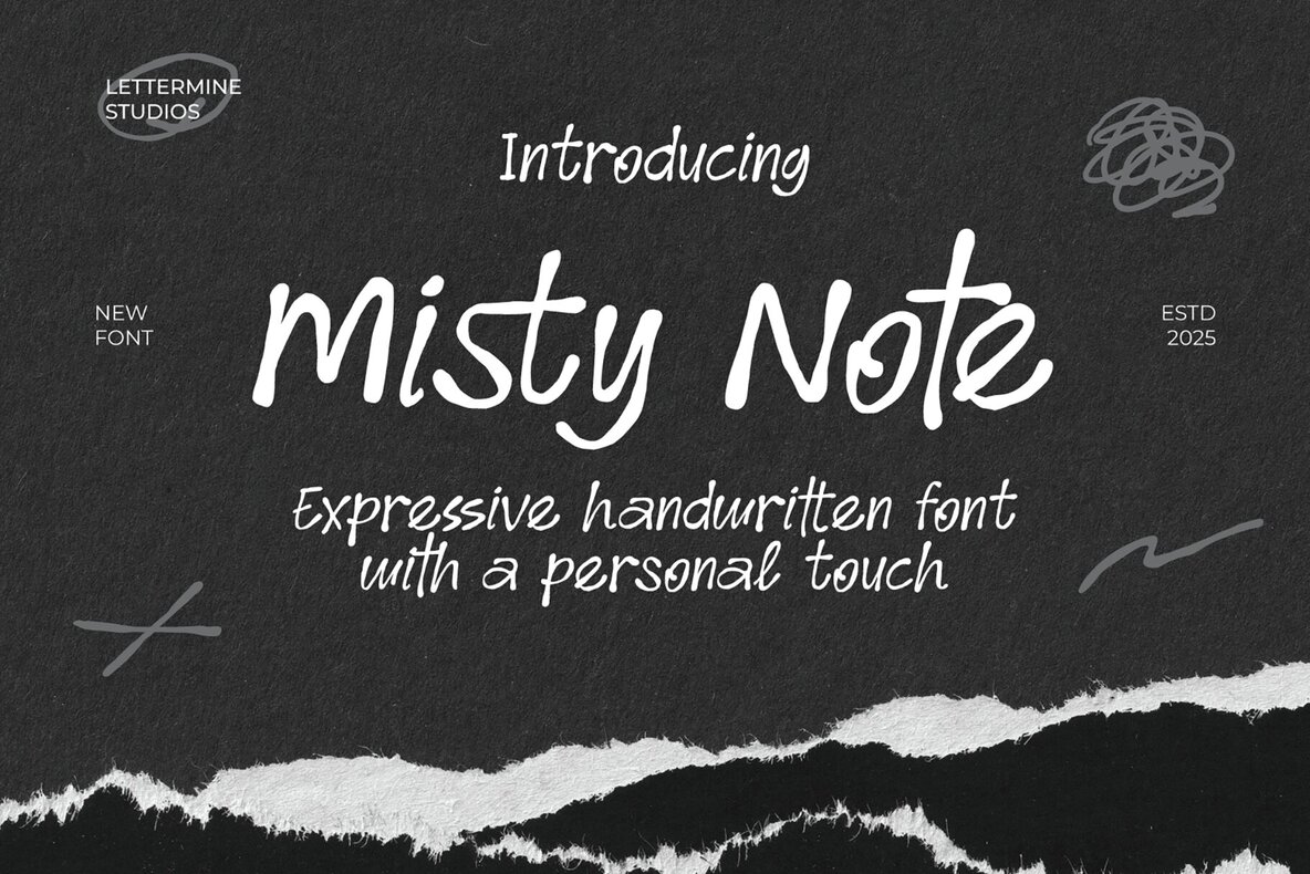 Misty Note Font - FontPath