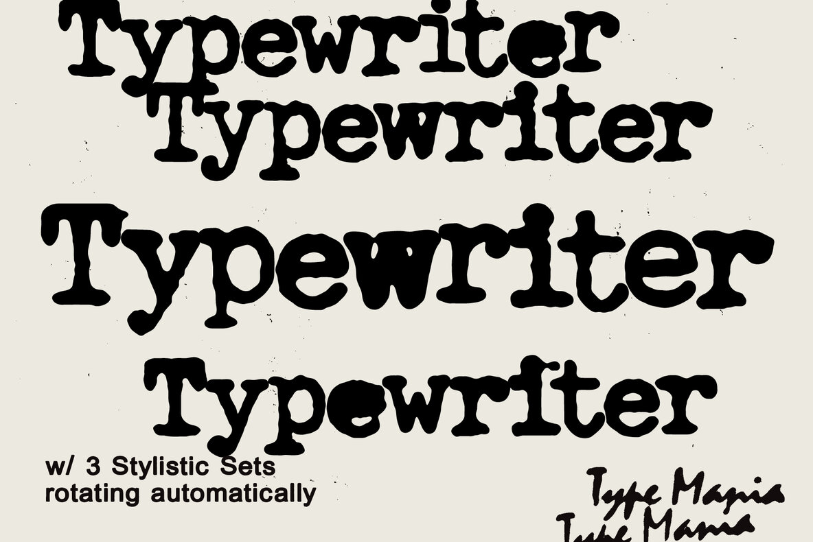 Typewriter TM Font - FontPath