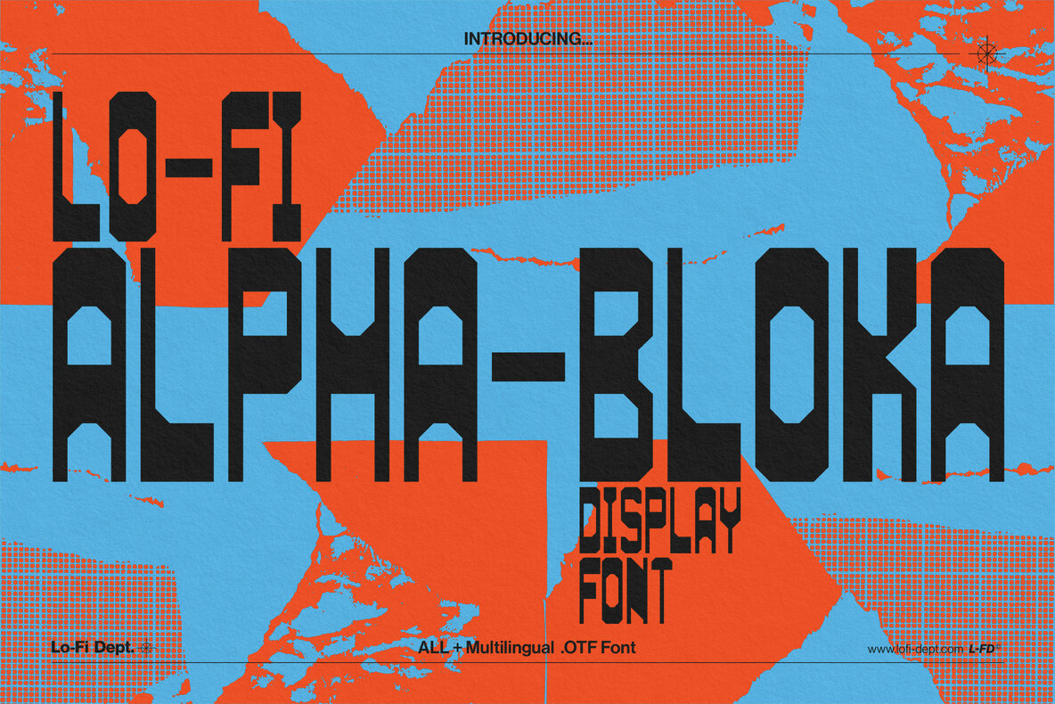 Lo Fi ALPHA BLOKA Font - FontPath