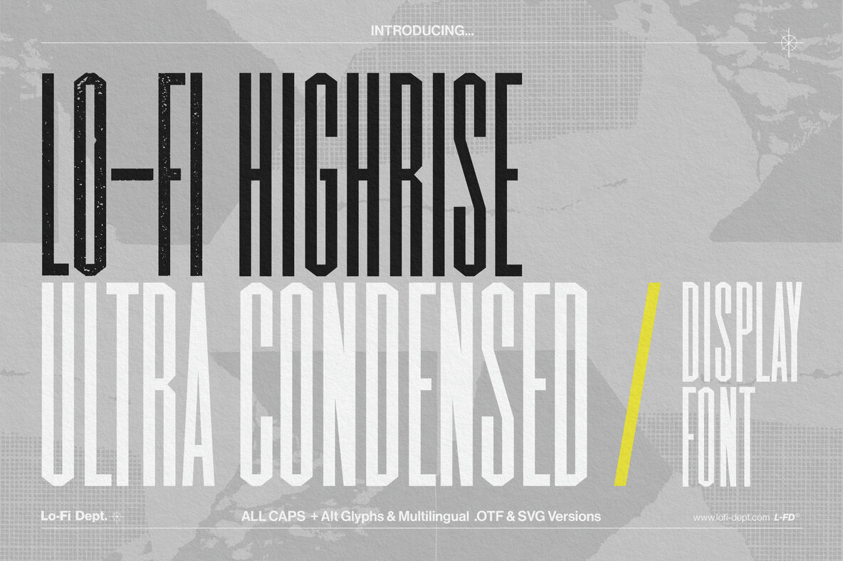 Lo Fi HIGHRISE Font - FontPath