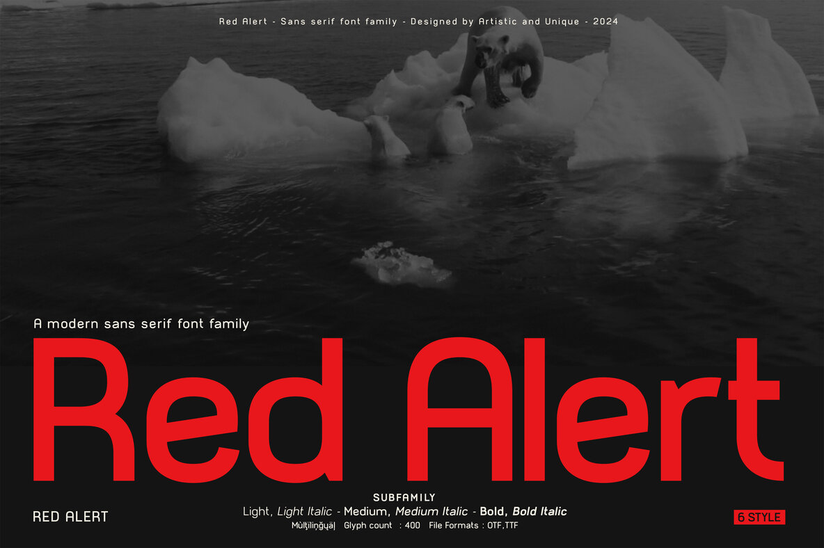 Red Alert Font - FontPath