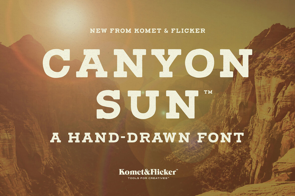 Canyon Sun Font - FontPath