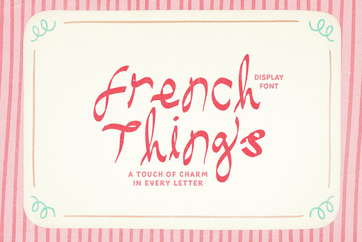 French Things Font - FontPath