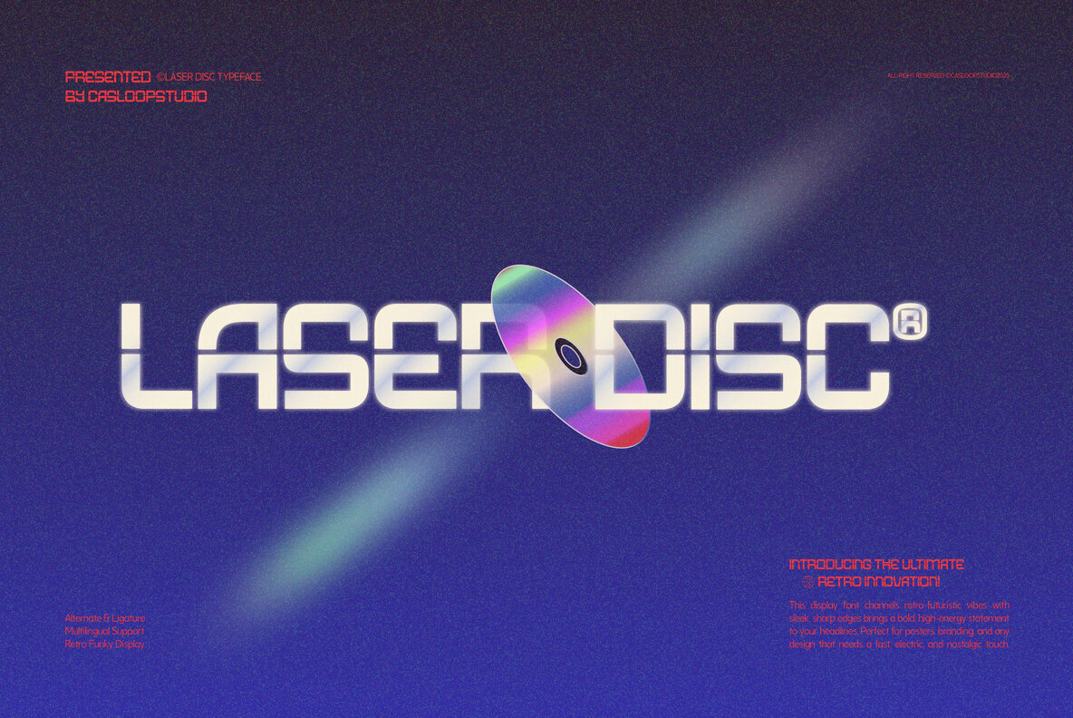 Laser Disc Font - FontPath