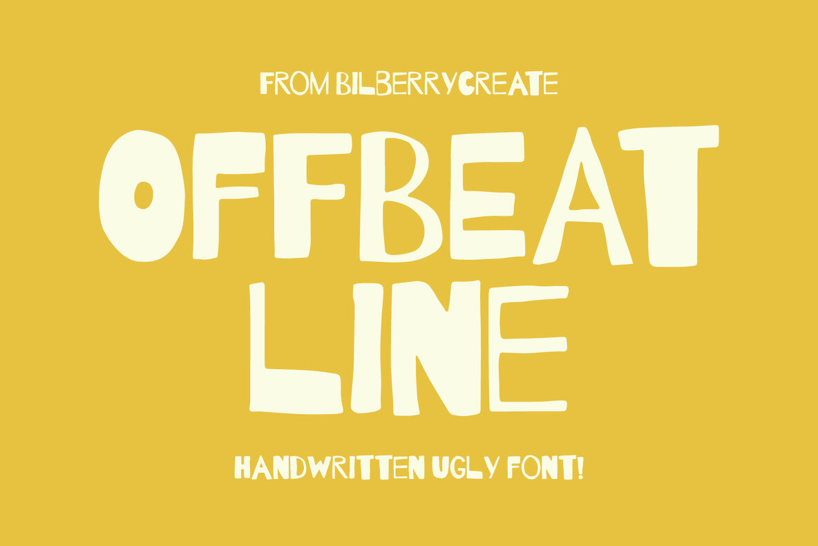 Offbeat Line Font - FontPath