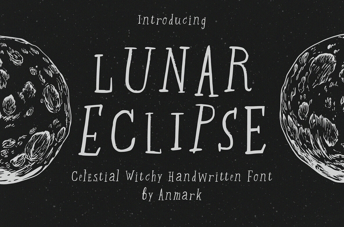 Lunar Eclipse Font - FontPath