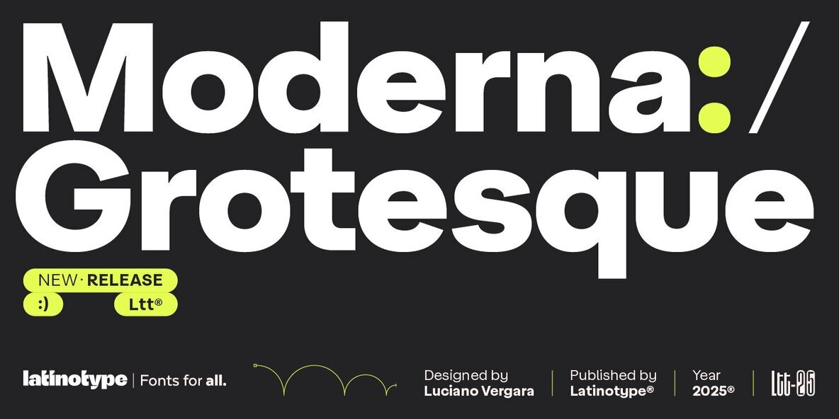 Moderna Grotesque Font - FontPath