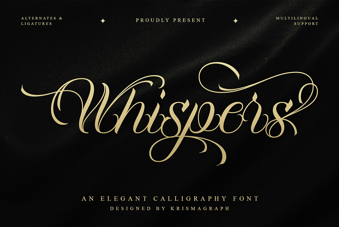 Whispers Font - FontPath