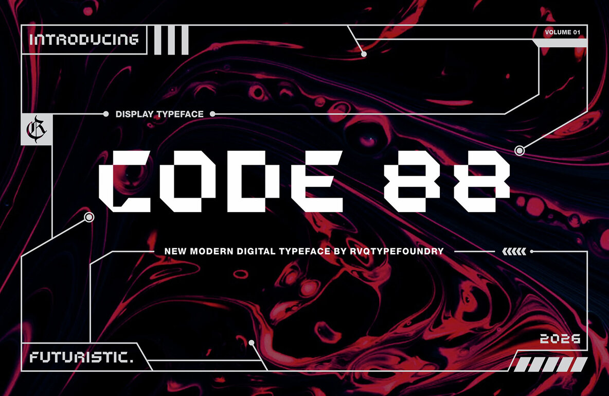 Code 88 Font - FontPath
