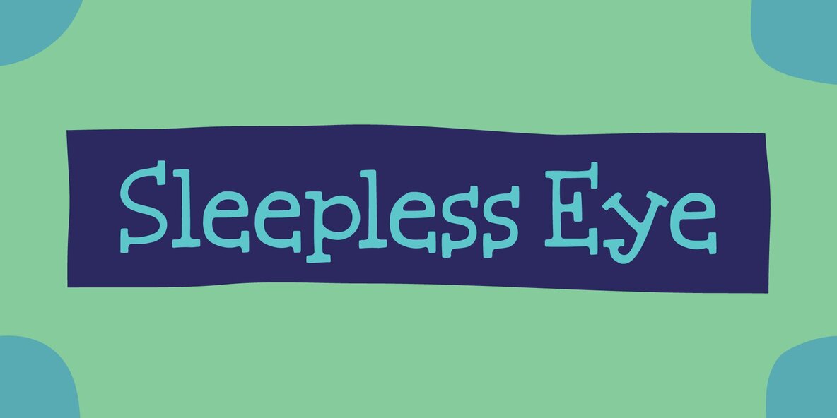 Sleepless Eye Font - FontPath