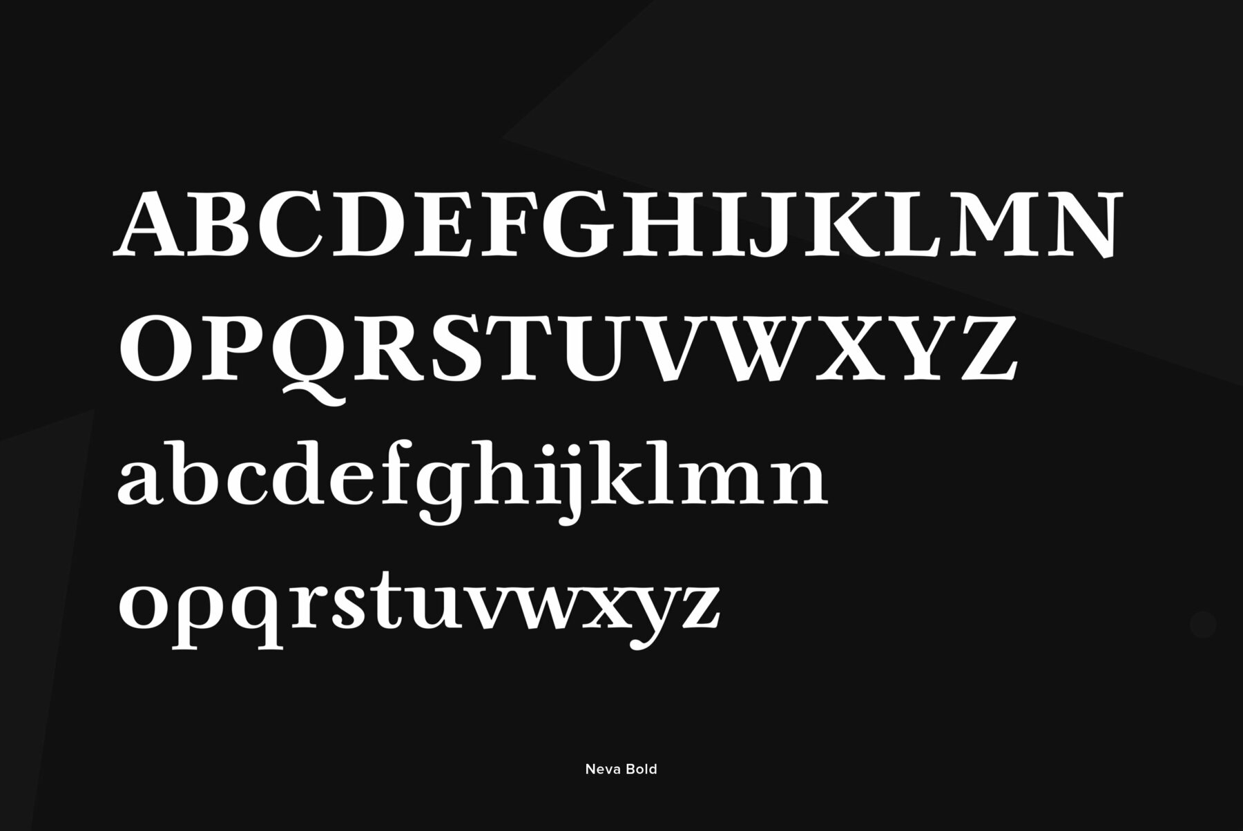 Neva Font - YouWorkForThem