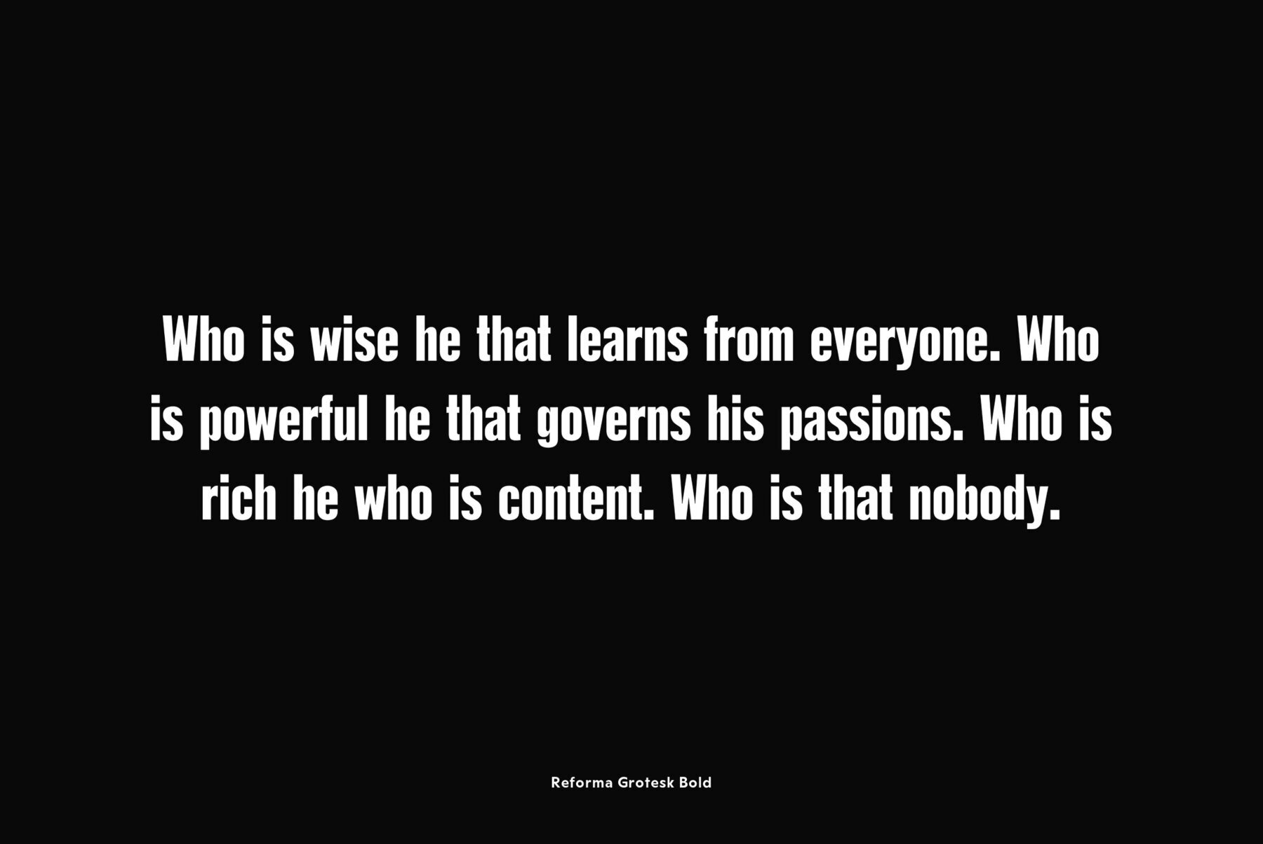 Reforma Grotesk Font - YouWorkForThem