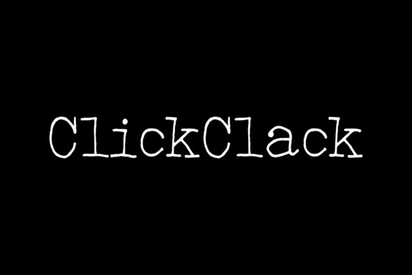 Click Clack Font - YouWorkForThem