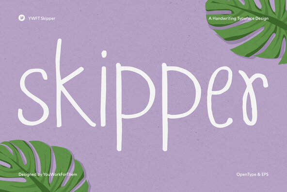 YWFT Skipper Font - YouWorkForThem