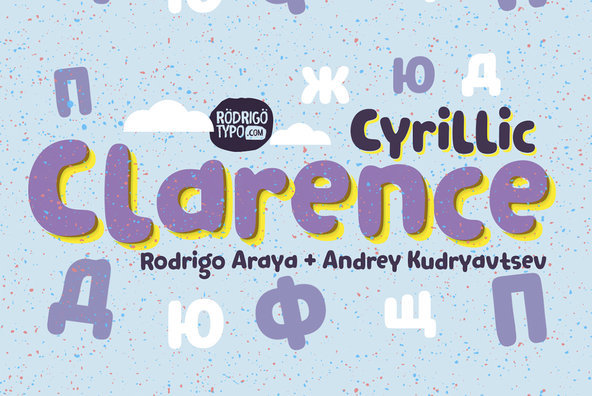 Clarence Cyrillic Font - YouWorkForThem