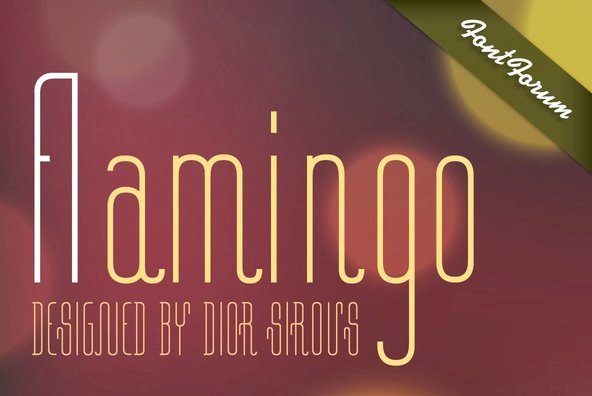 Flamingo Font - YouWorkForThem