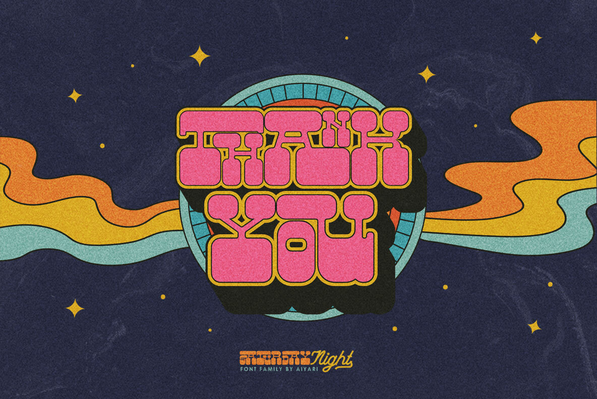 Saturday Night Font - YouWorkForThem