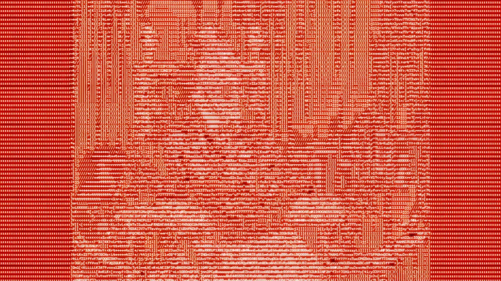 Ascii Video 4k - Red Room (10505) Video - YouWorkForThem