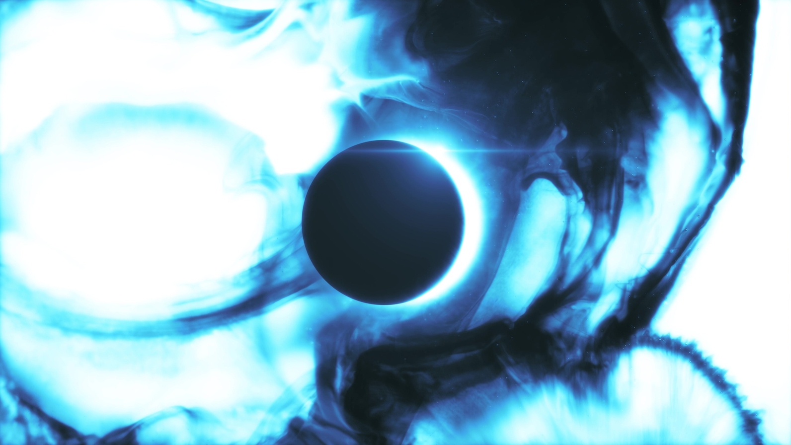 Eclipse Blue Nebula in space (4310) Video - YouWorkForThem